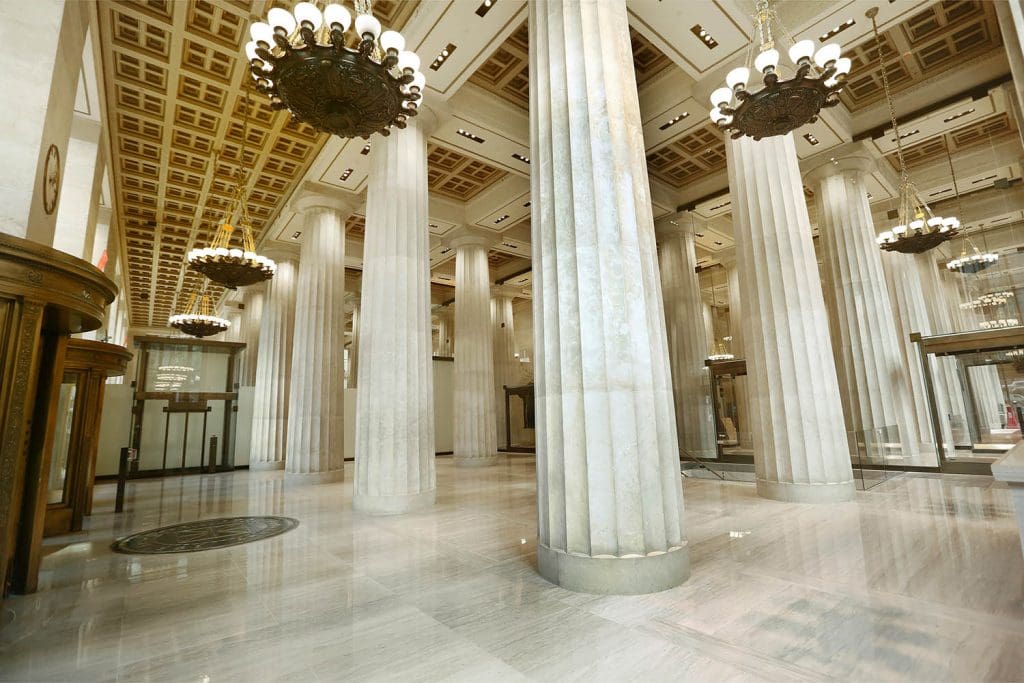 195 Broadway Lobby, Retail Spaces and Galleria - Sciame Construction