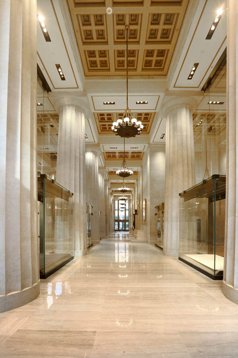 195 Broadway Lobby, Retail Spaces and Galleria - Sciame Construction