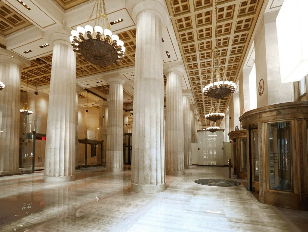 195 Broadway Lobby, Retail Spaces and Galleria - Sciame Construction