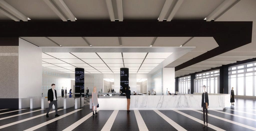 J.P. Morgan Chase & Co. HQ2: Lobby & 2nd Floor - Sciame Construction